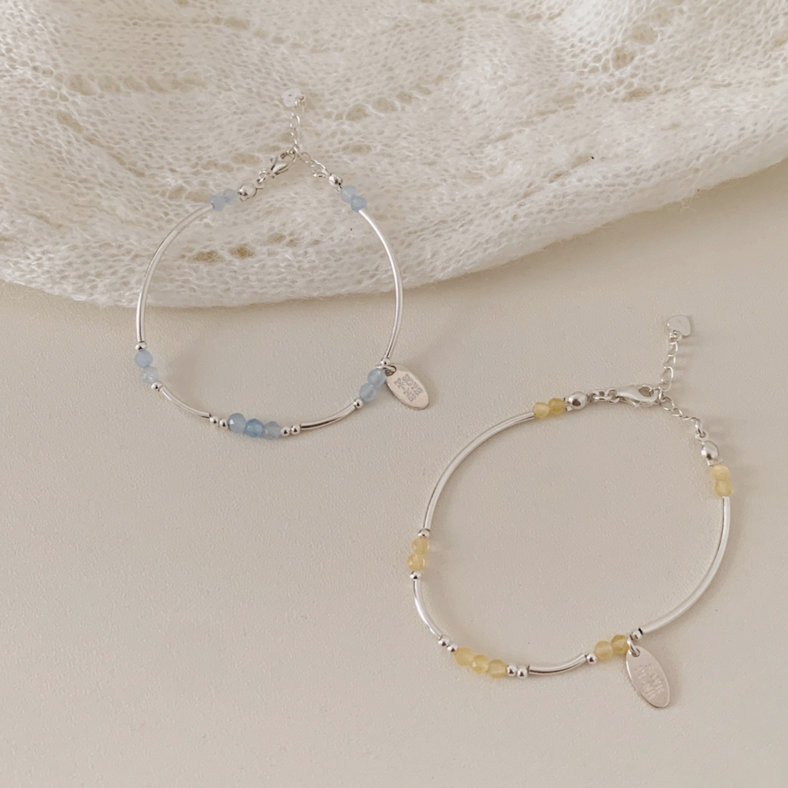 [SOMBI/Silver925] Mano Silver Pipe Bracelet (2色) – mydeermoon ☽ 韓國代購