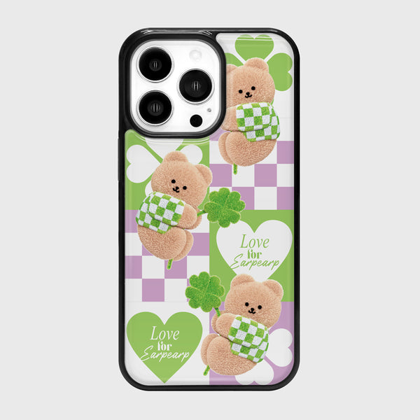 CLOVER COVY PATTERN-PURPLE (Epoxy Bumper) – mydeermoon ☽ 韓國代購