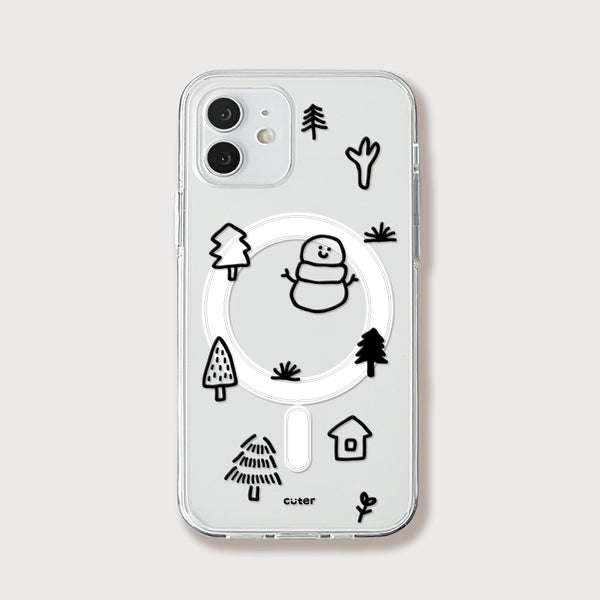 Cuter Winter Drawing Magsafe Case – mydeermoon ☽ 韓國代購
