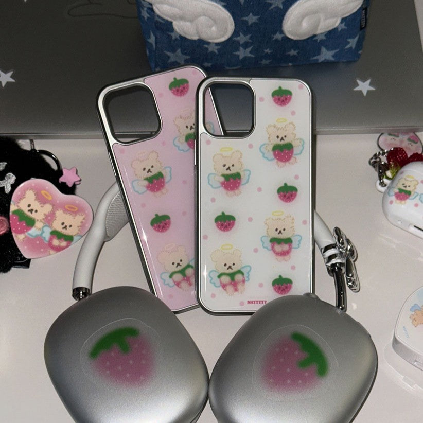 Mazzzzy Strawberry Angel Muffin (epoxy) case – mydeermoon ☽ 韓國代購