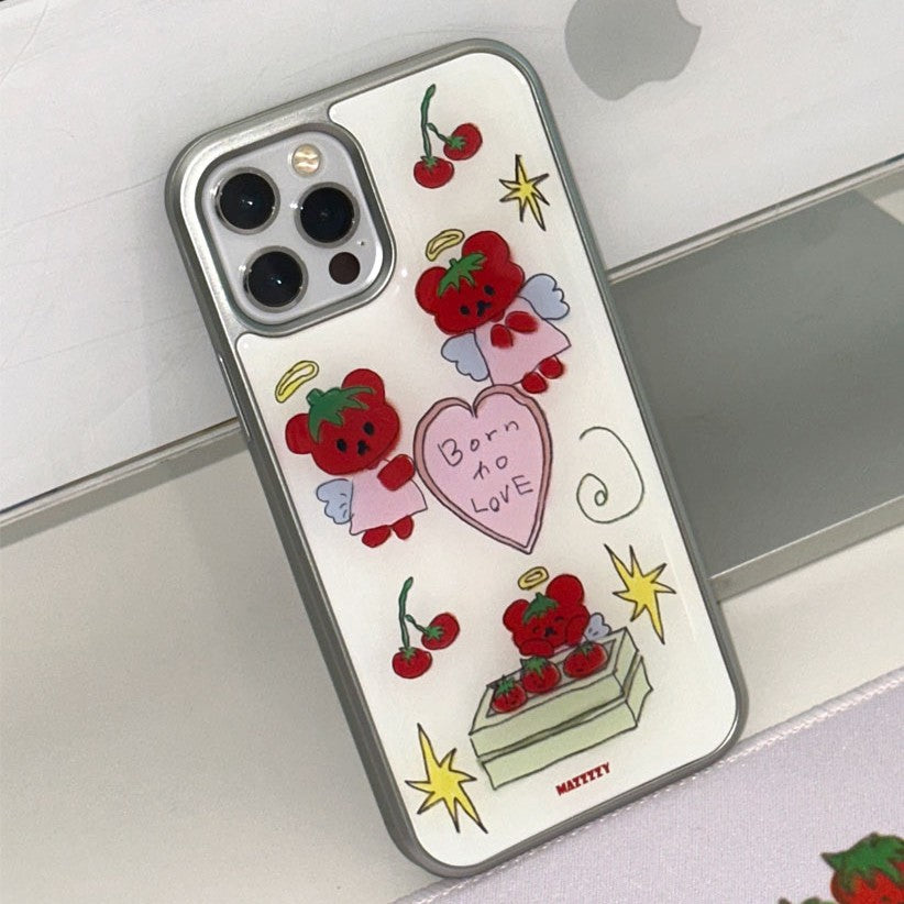 Mazzzzy [Silver Epoxy] Angel Tomato case – mydeermoon ☽ 韓國代購